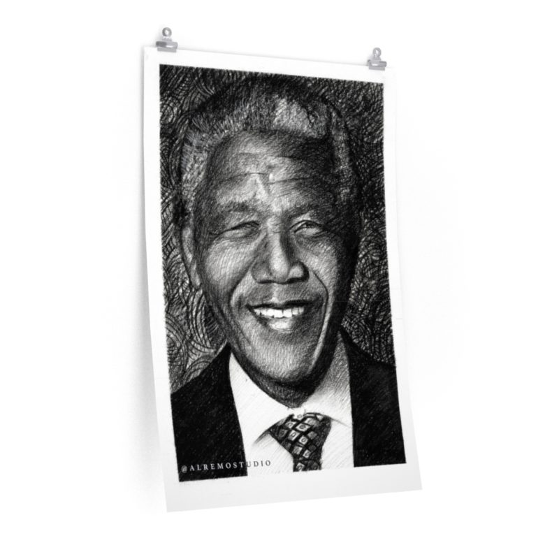 Nelson Mandela - Print - ALREMO